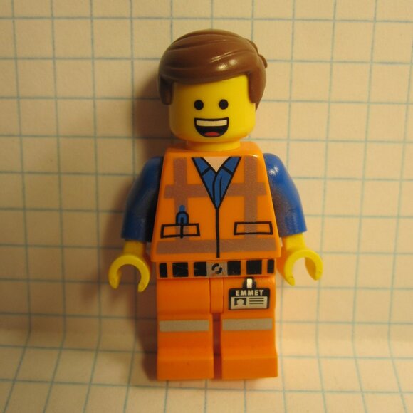 Lego | Toys | Lego Minifigure Tlm72 The Lego Movie Emmet W Wide Smile ...